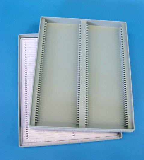 MICROSCOPE SLIDE BOX FOR 100 – Rutland Industries